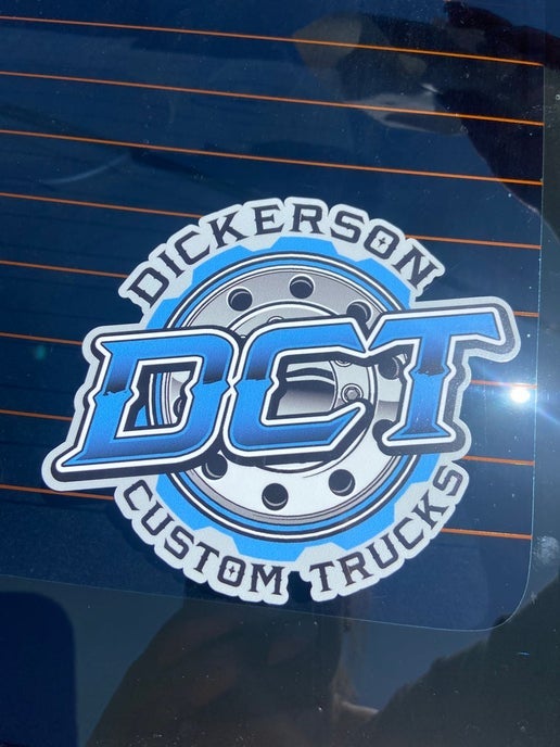 DCT Logo Window Sticker | Dickerson Custom Trucks
