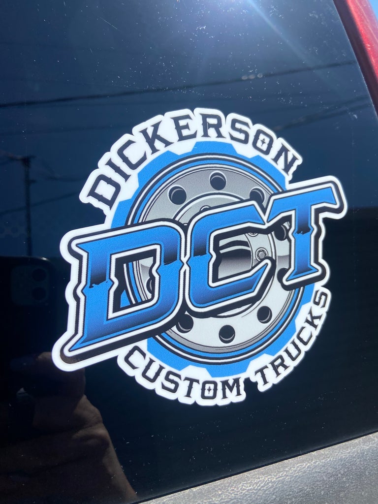 DCT Logo Window Sticker | Dickerson Custom Trucks